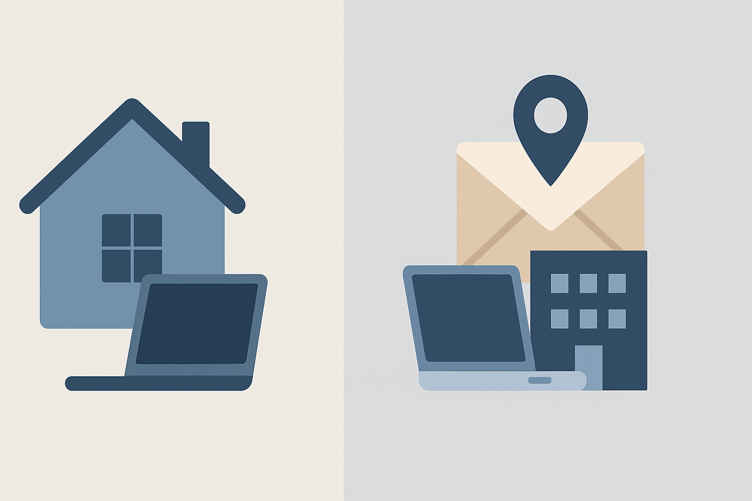 Correspondence vs Registered Address | VBiuro